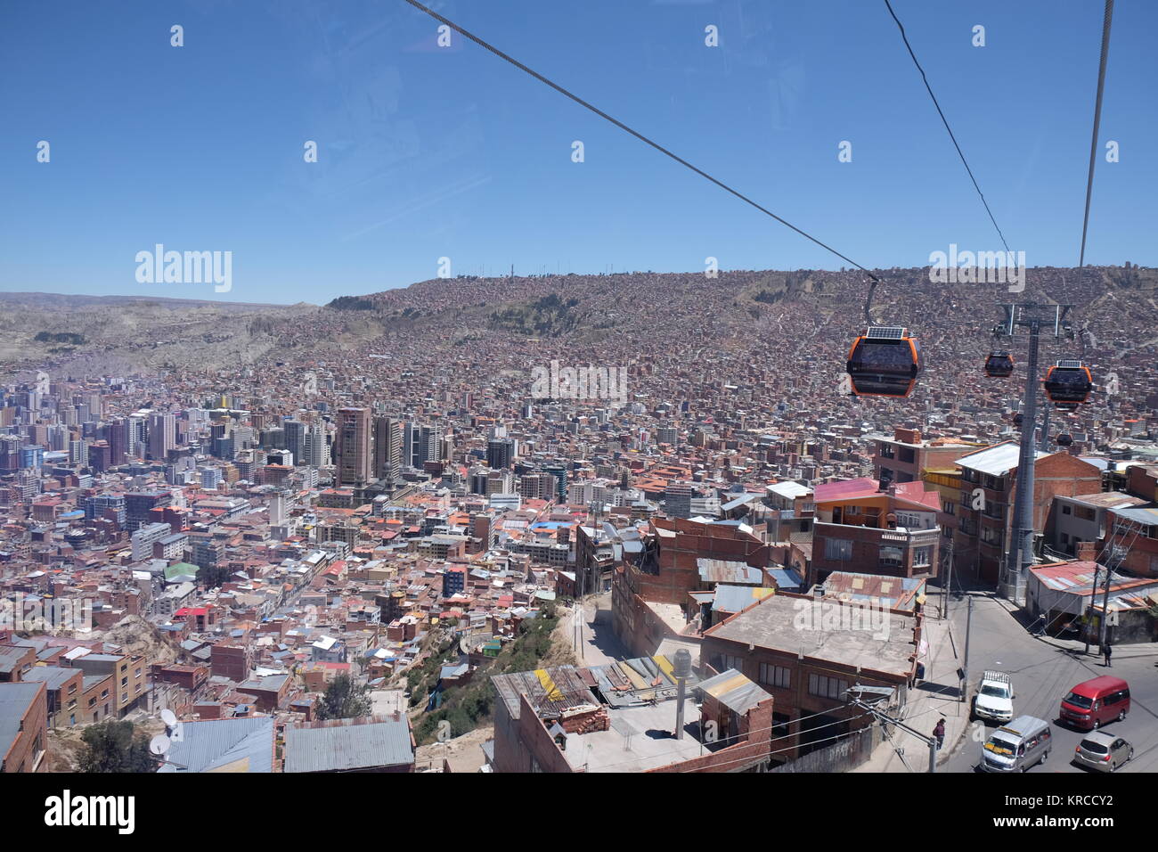 Mi Teleferico, the cable car system of La Paz, Bolivia Stock Photo - Alamy