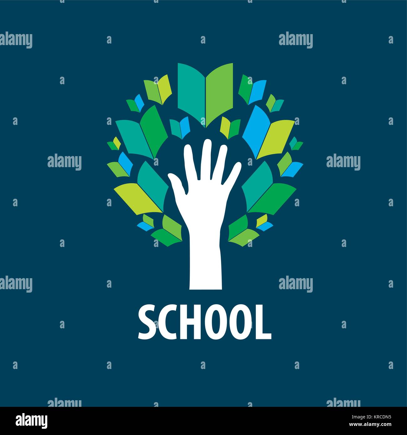Tree education logo vector hi-res stock photography and images - Alamy