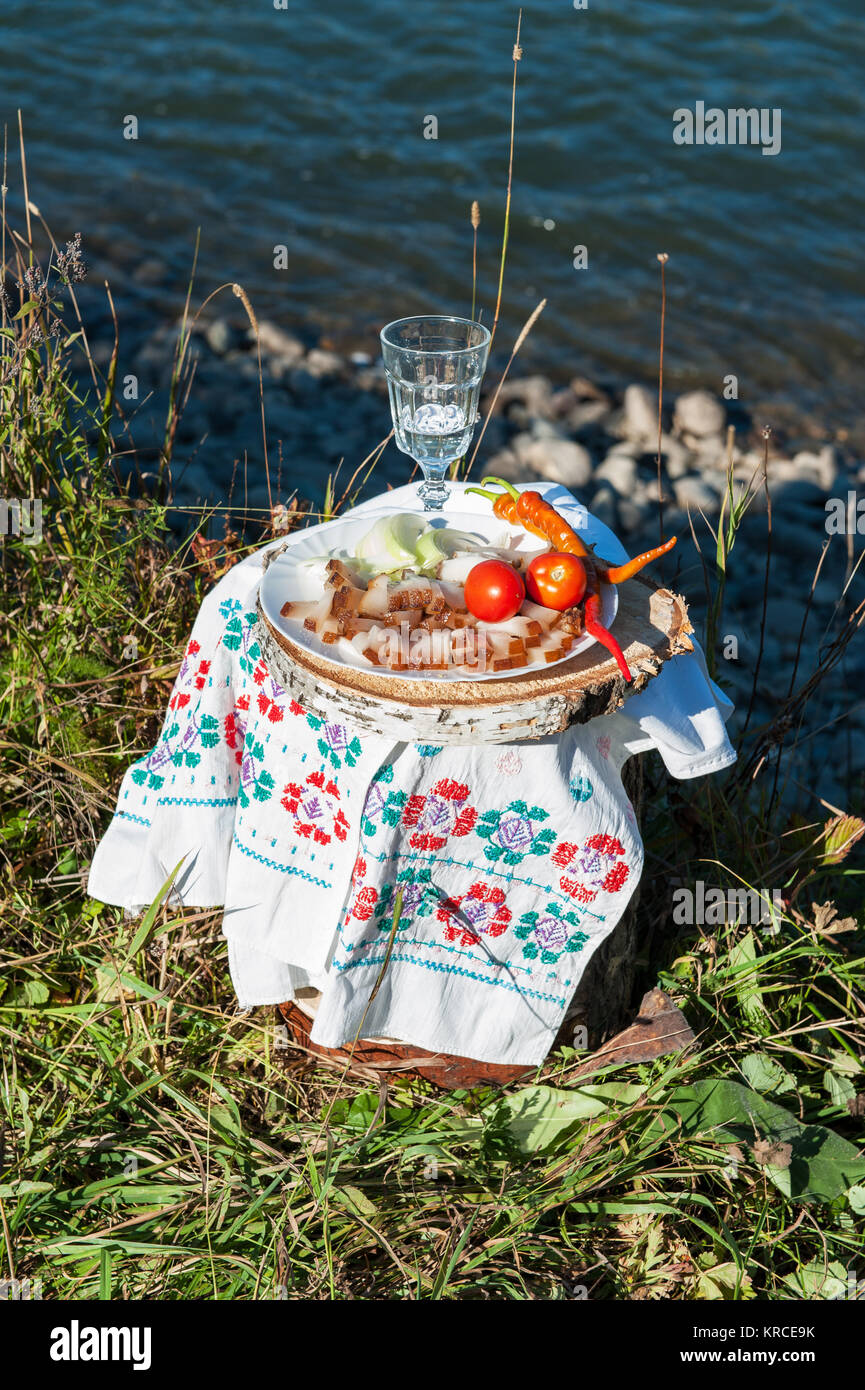 Russian vodka in small glass Stock Photo - Alamy