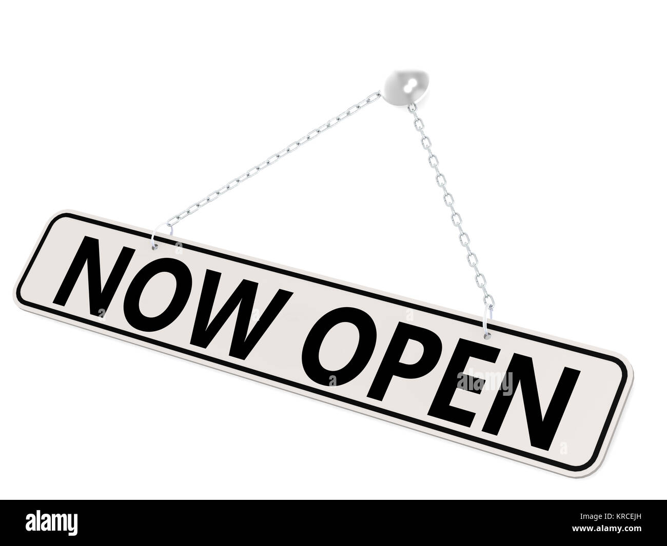 Now open banner Stock Photo - Alamy