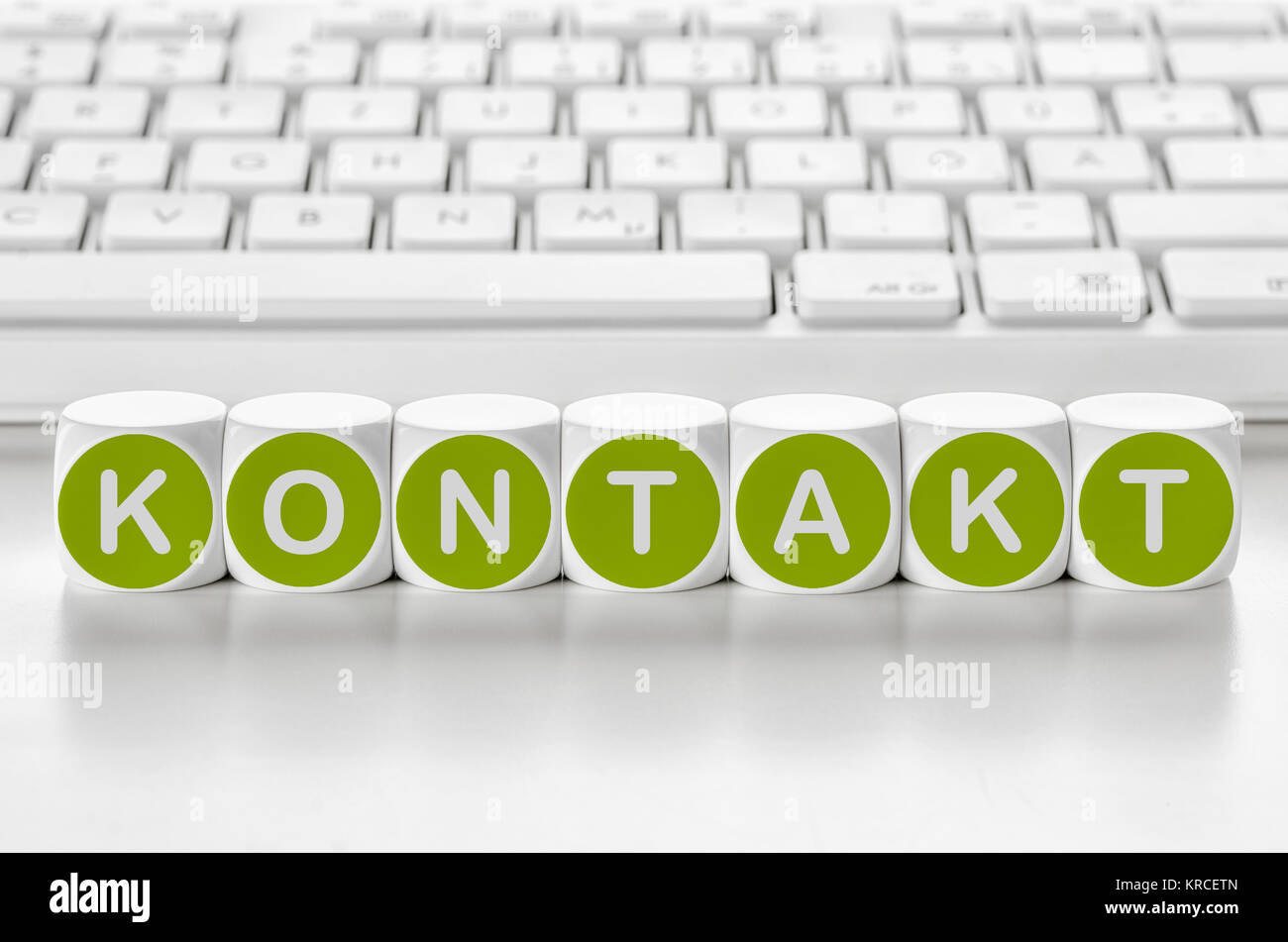 Computer keyboard cubes message hi-res stock photography and images - Alamy