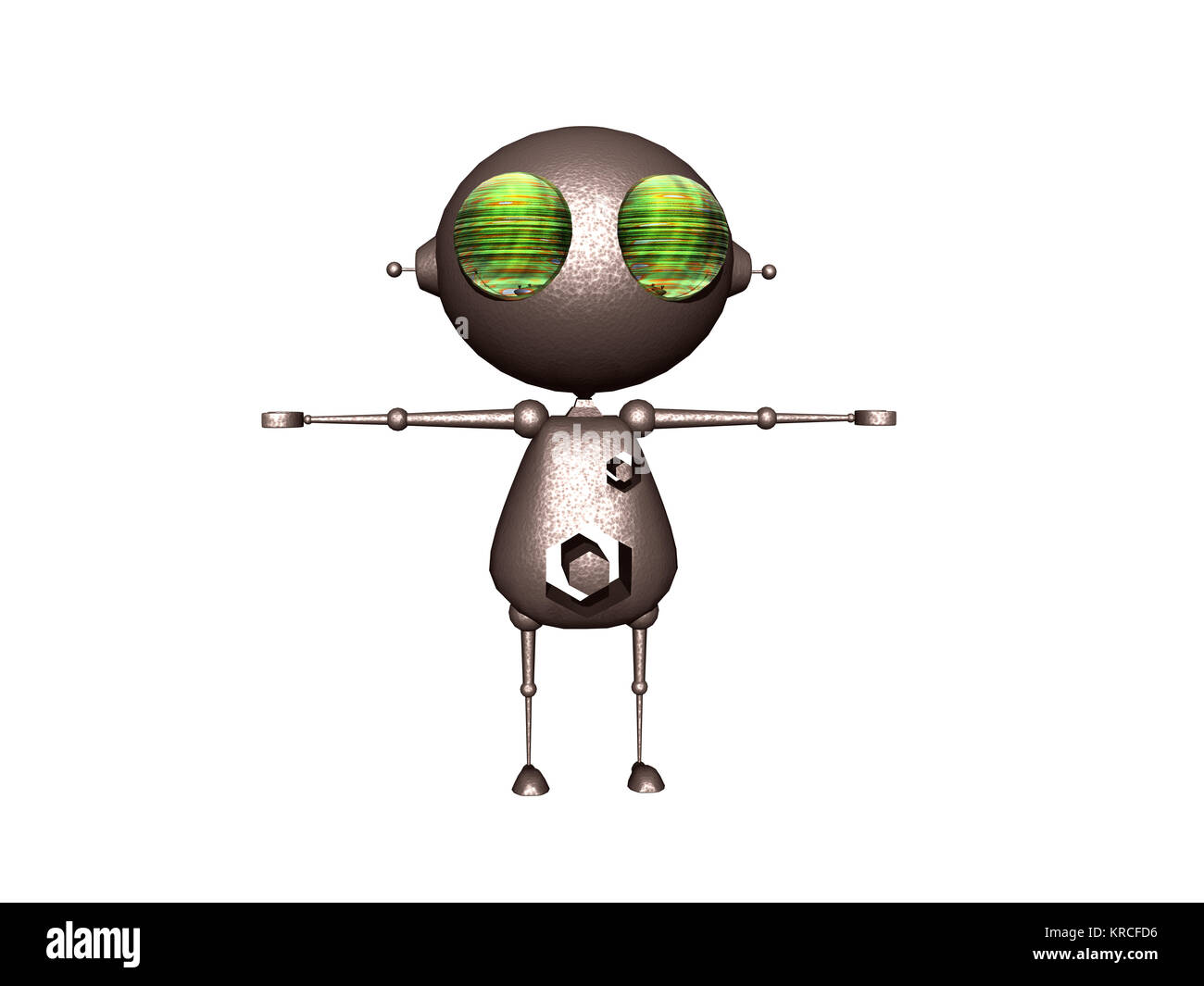 cartoon robot isolated Stock Photo - Alamy
