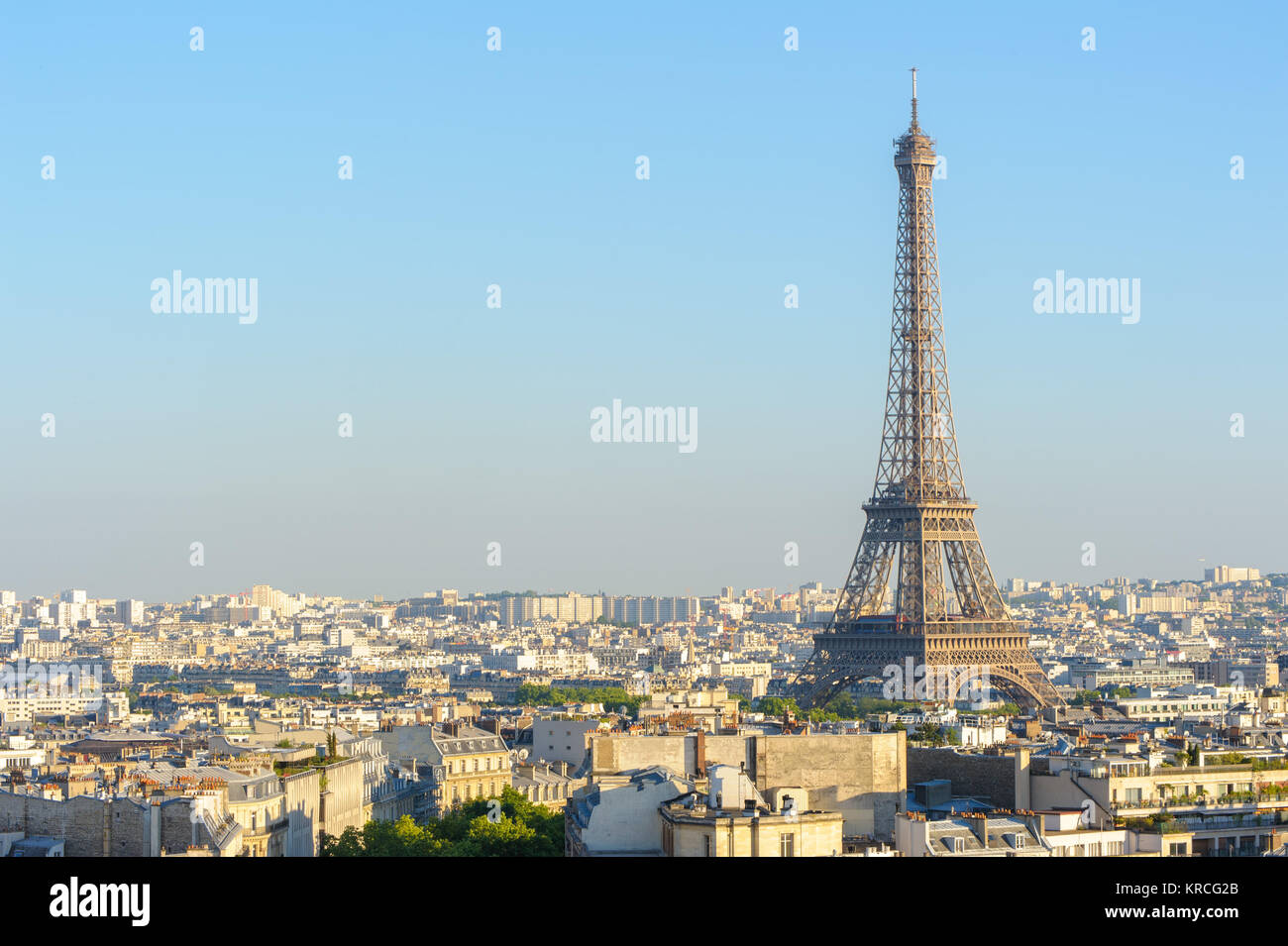 Paris city skyline view hi-res stock photography and images - Alamy
