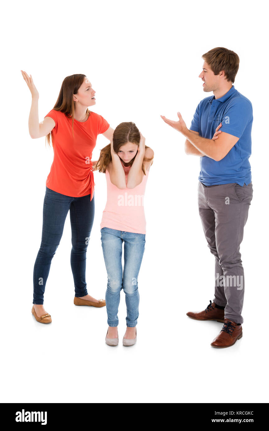 Parents fighting background Cut Out Stock Images & Pictures - Alamy