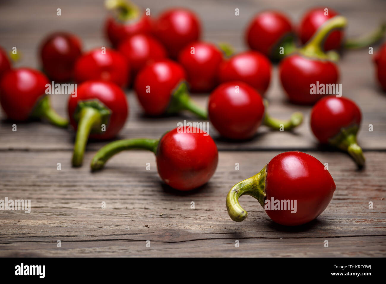 organic cherry paprika is a very hot spice Stock Photo - Alamy
