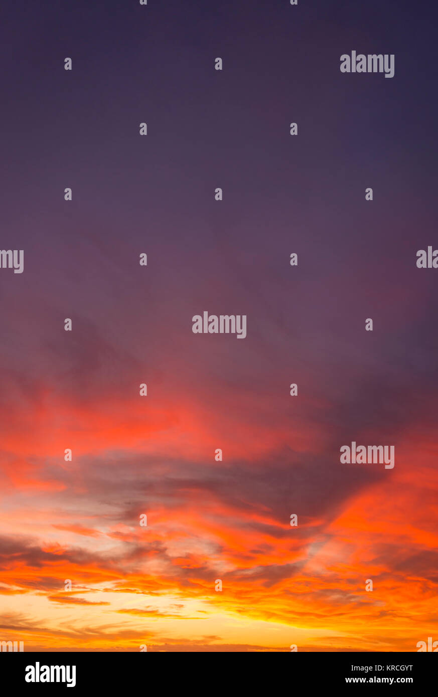 Colorful sunset cloudscape Stock Photo - Alamy