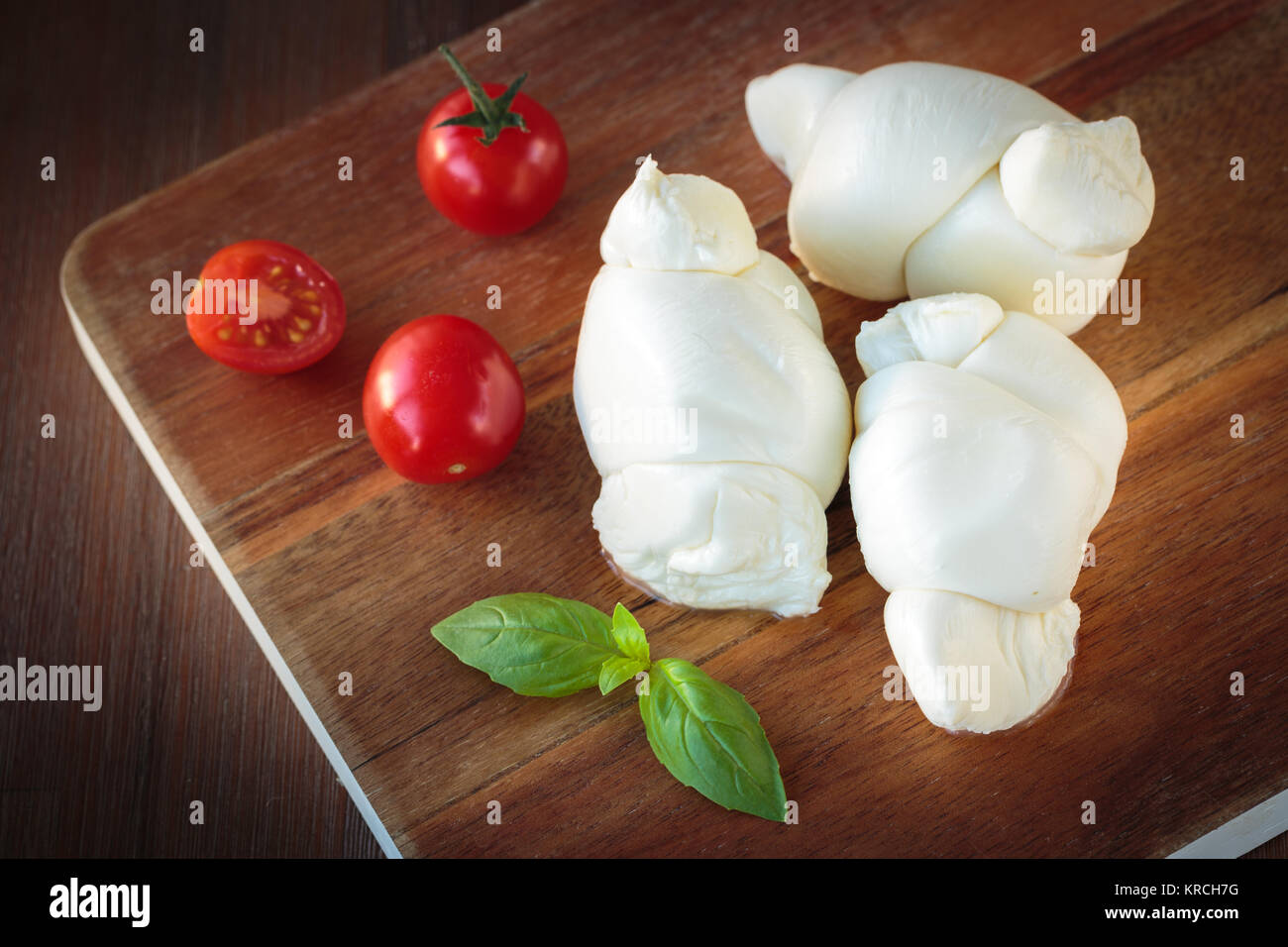 Italian mozzarella cheese Stock Photo - Alamy
