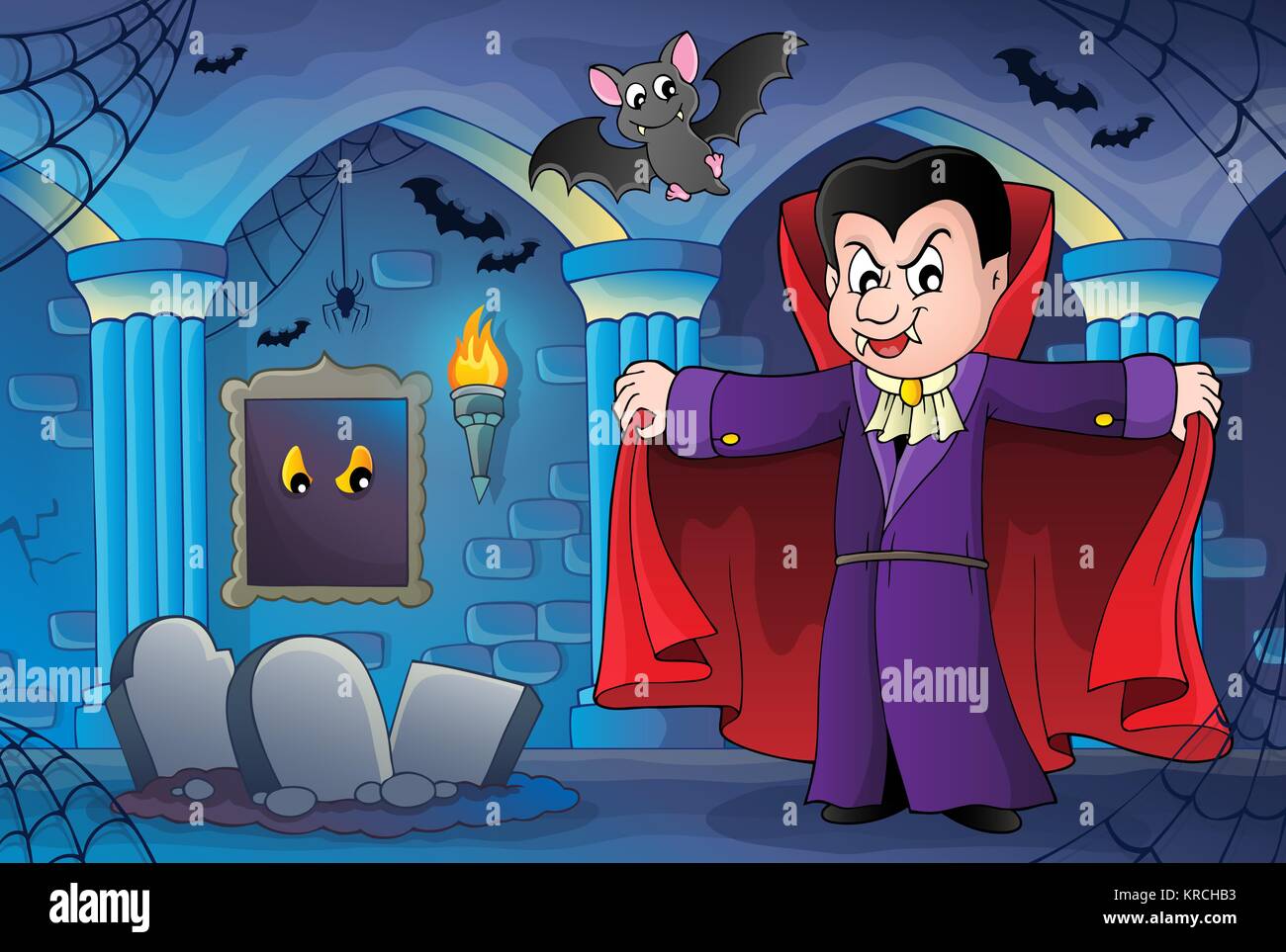 Vampire theme image 7 Stock Photo - Alamy