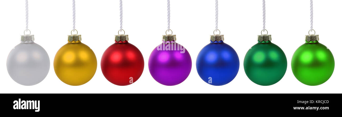 christmas balls christmas advent colorful balls exempted in a row cut ...