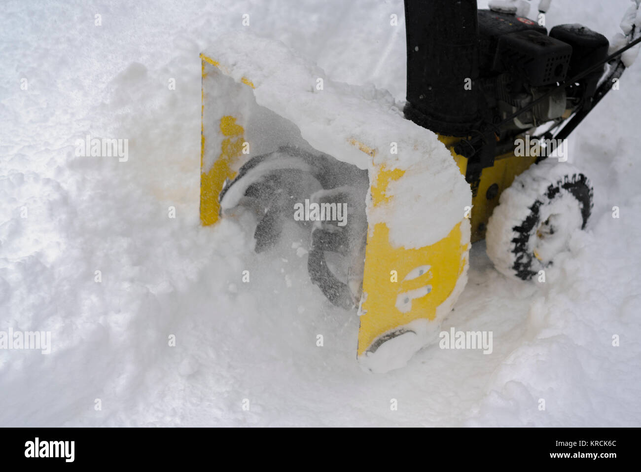 Snow Thrower outdoor Stock Photo - Alamy