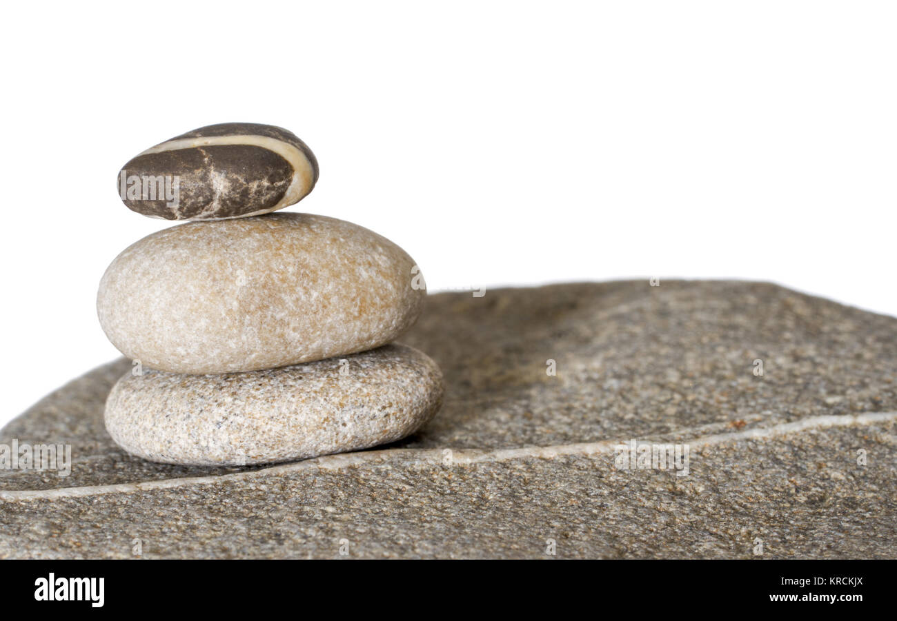 stacked stone pebble arrangement Stock Photo - Alamy