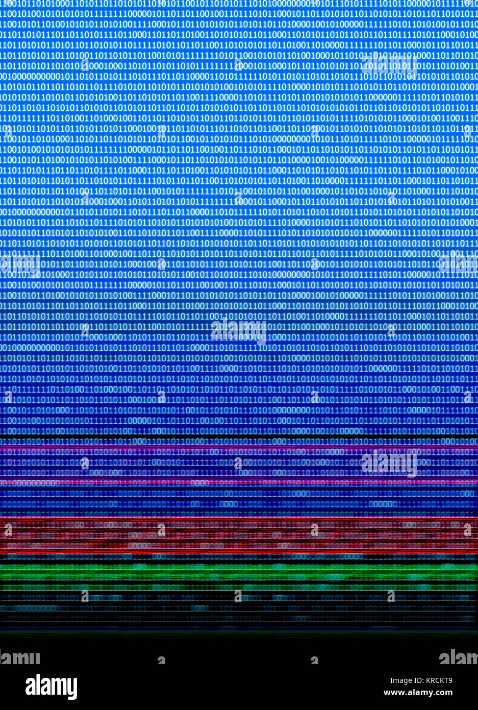 colorful abstract data loss theme showing a corrupted image Stock Photo ...