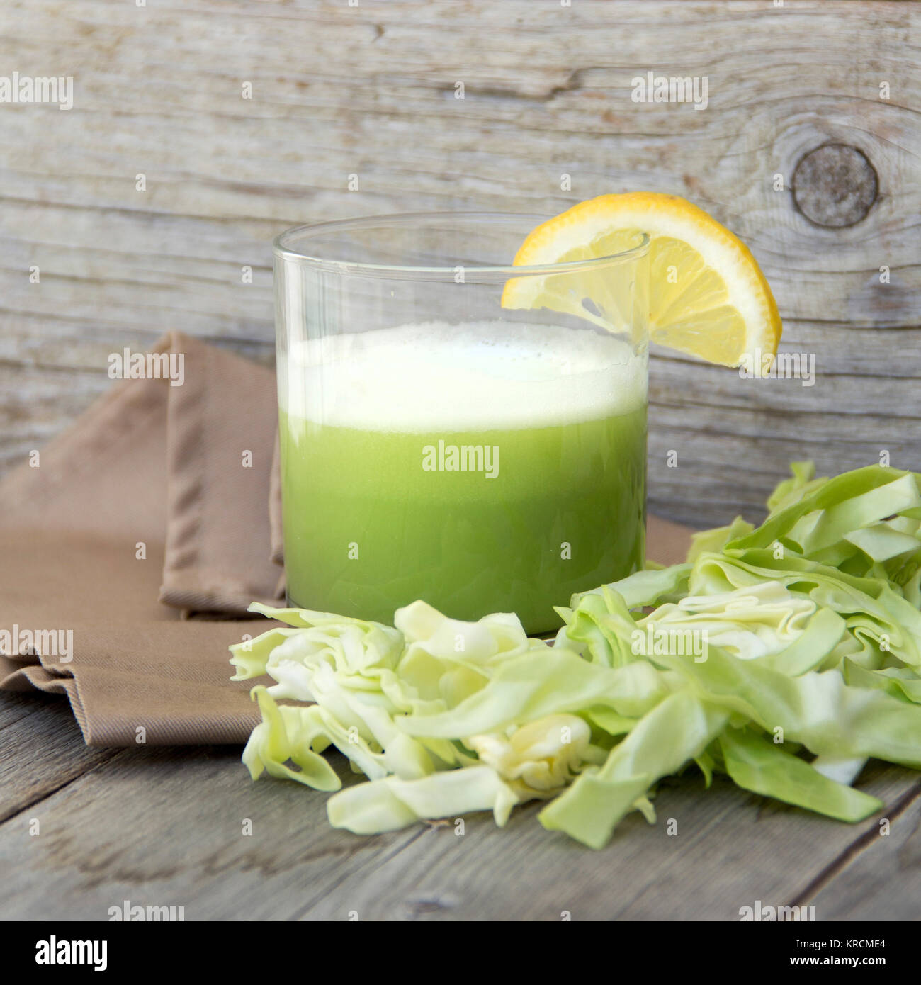 Fresh cabbage juice Stock Photo - Alamy
