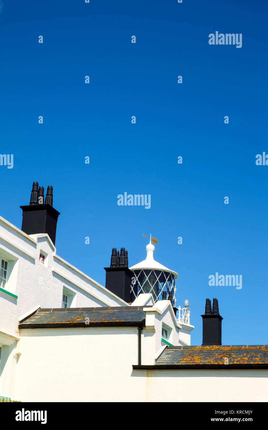 Architectural details, black painted chimney stacks contrast with white ...