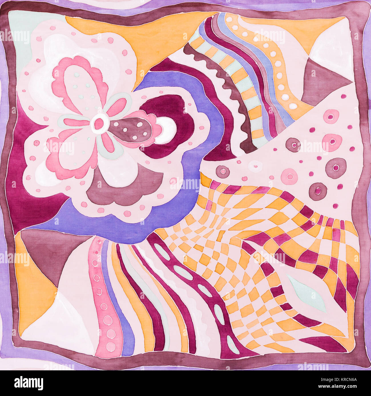 Hand drawn batik hi-res stock photography and images - Alamy