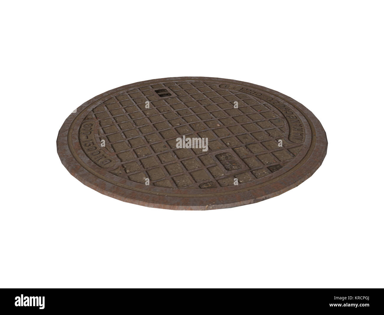 Manhole cover Cut Out Stock Images & Pictures - Alamy