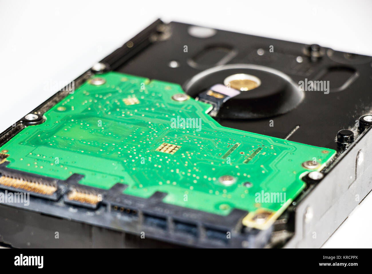 Back side of the hard drive Stock Photo - Alamy
