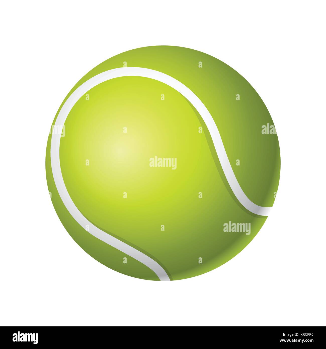 Tennis ball - modern vector realistic isolated object Stock Vector ...