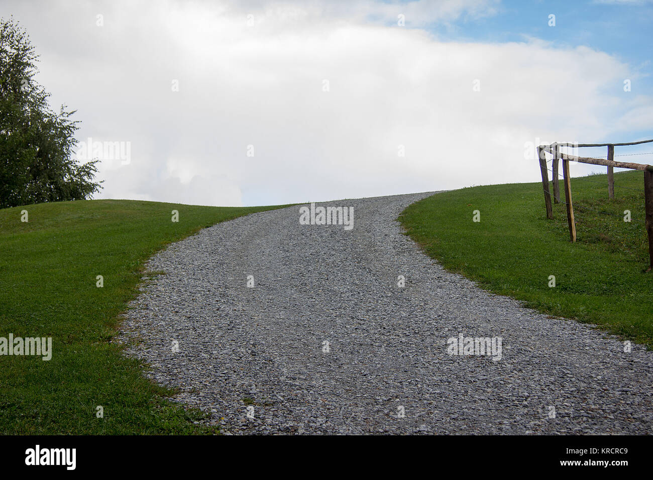 gravel road in a rural area Stock Photo - Alamy