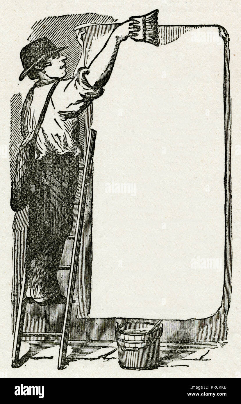 Passing a poster on the wall Stock Photo - Alamy