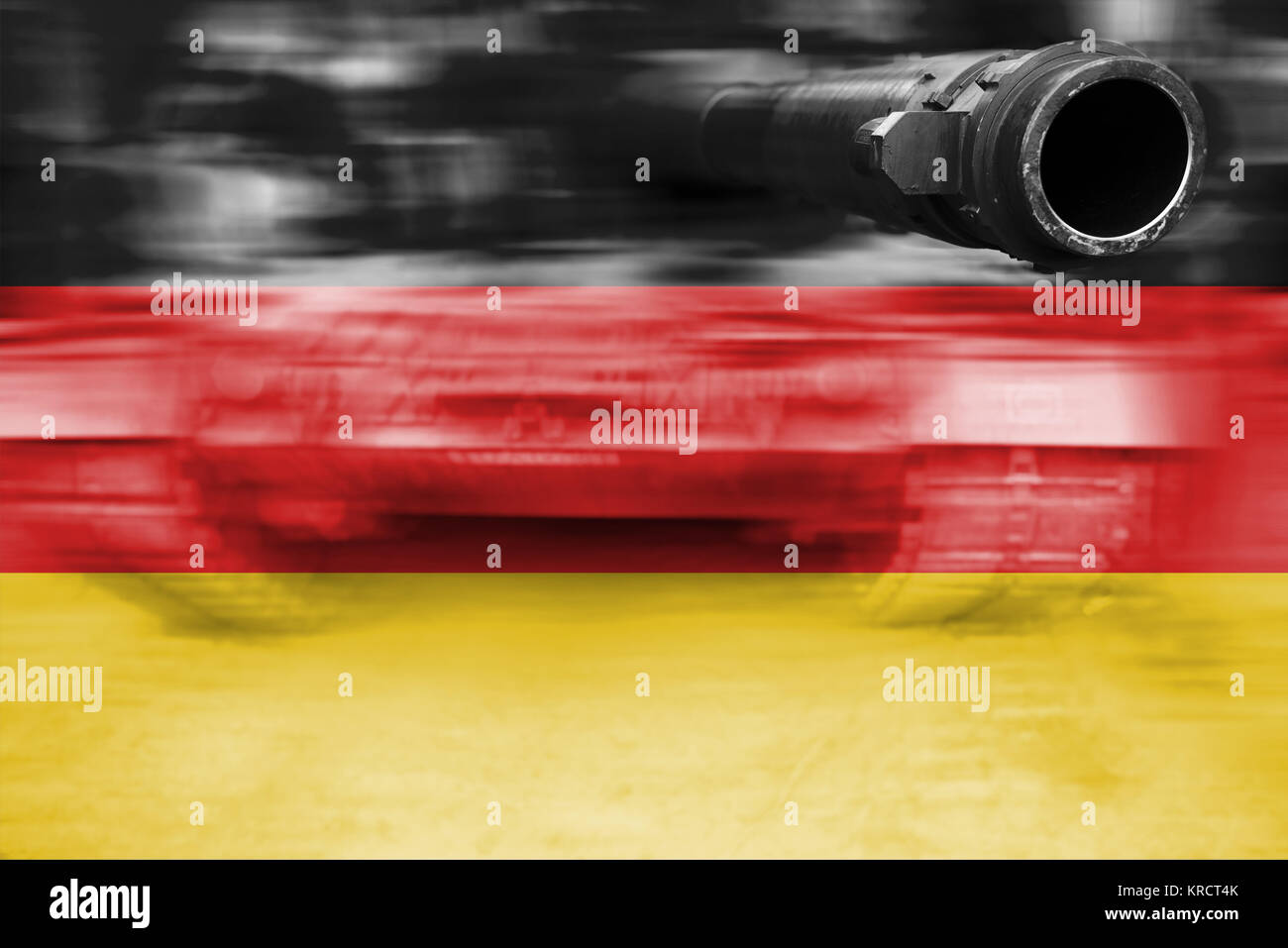 military strength theme, motion blur tank with Germany flag Stock Photo ...