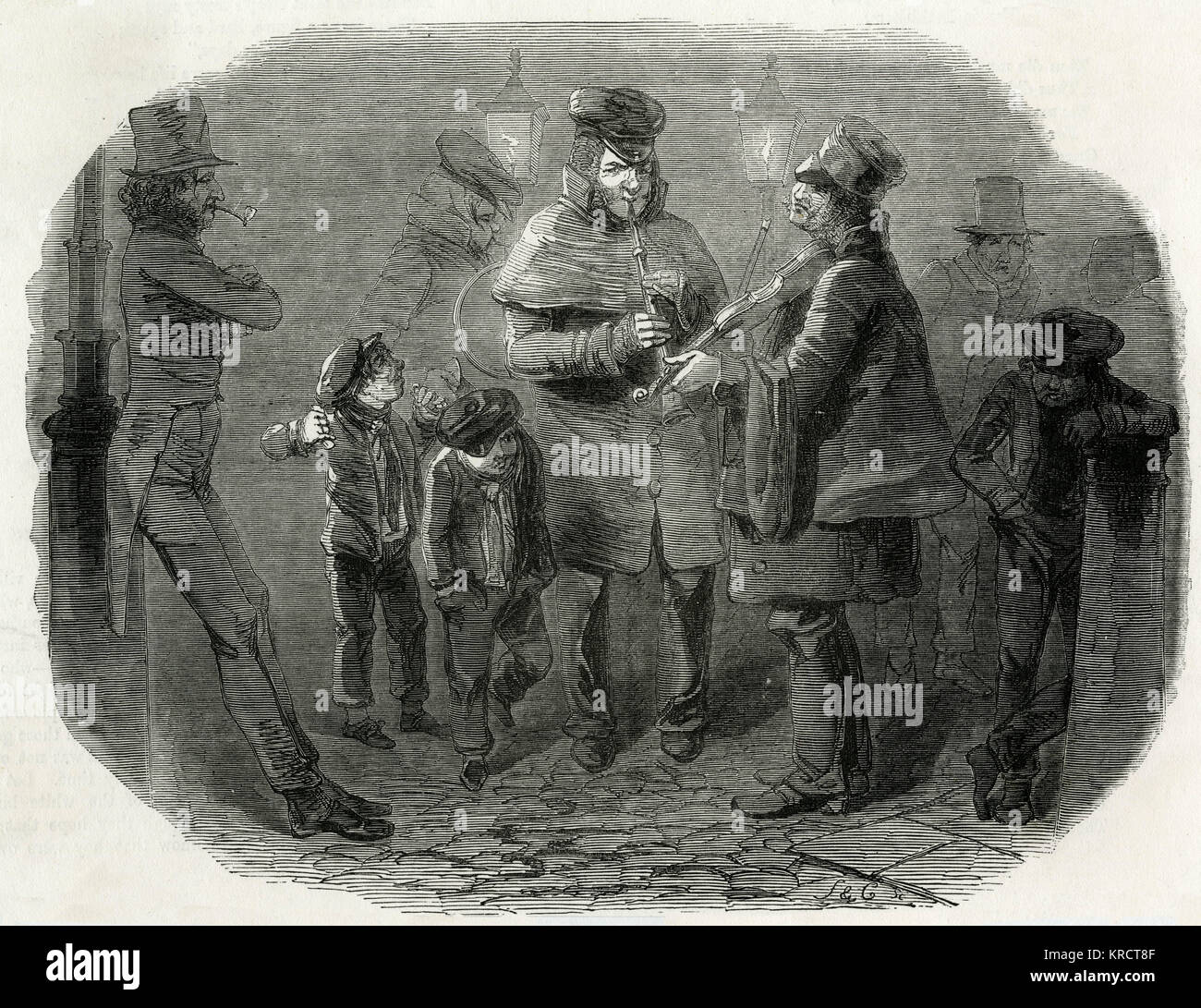 Victorian xmas 1850 hi-res stock photography and images - Alamy