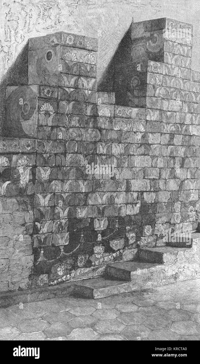 Susa palace tiles Black and White Stock Photos & Images - Alamy