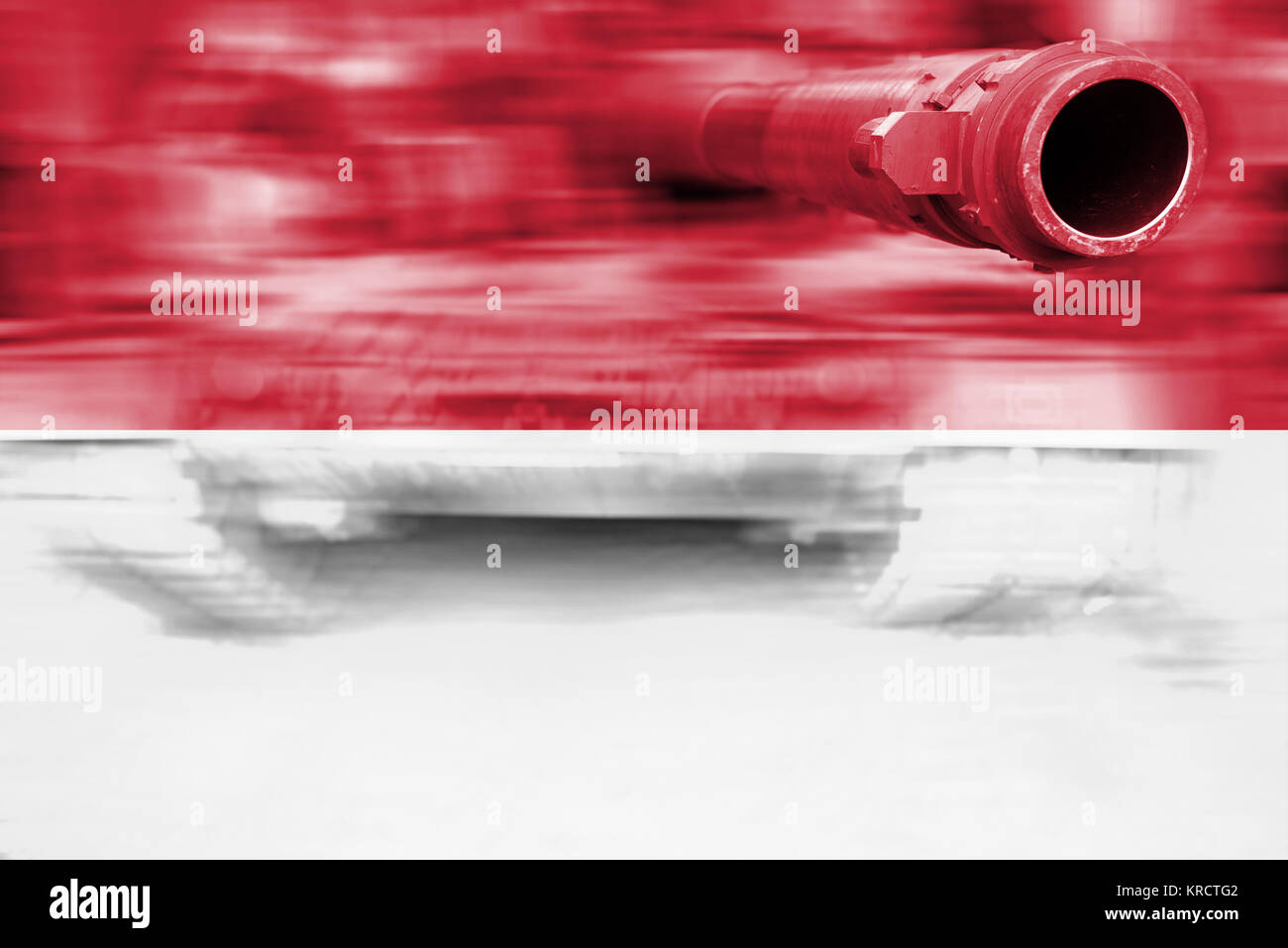 military strength theme, motion blur tank with Indonesia flag Stock ...