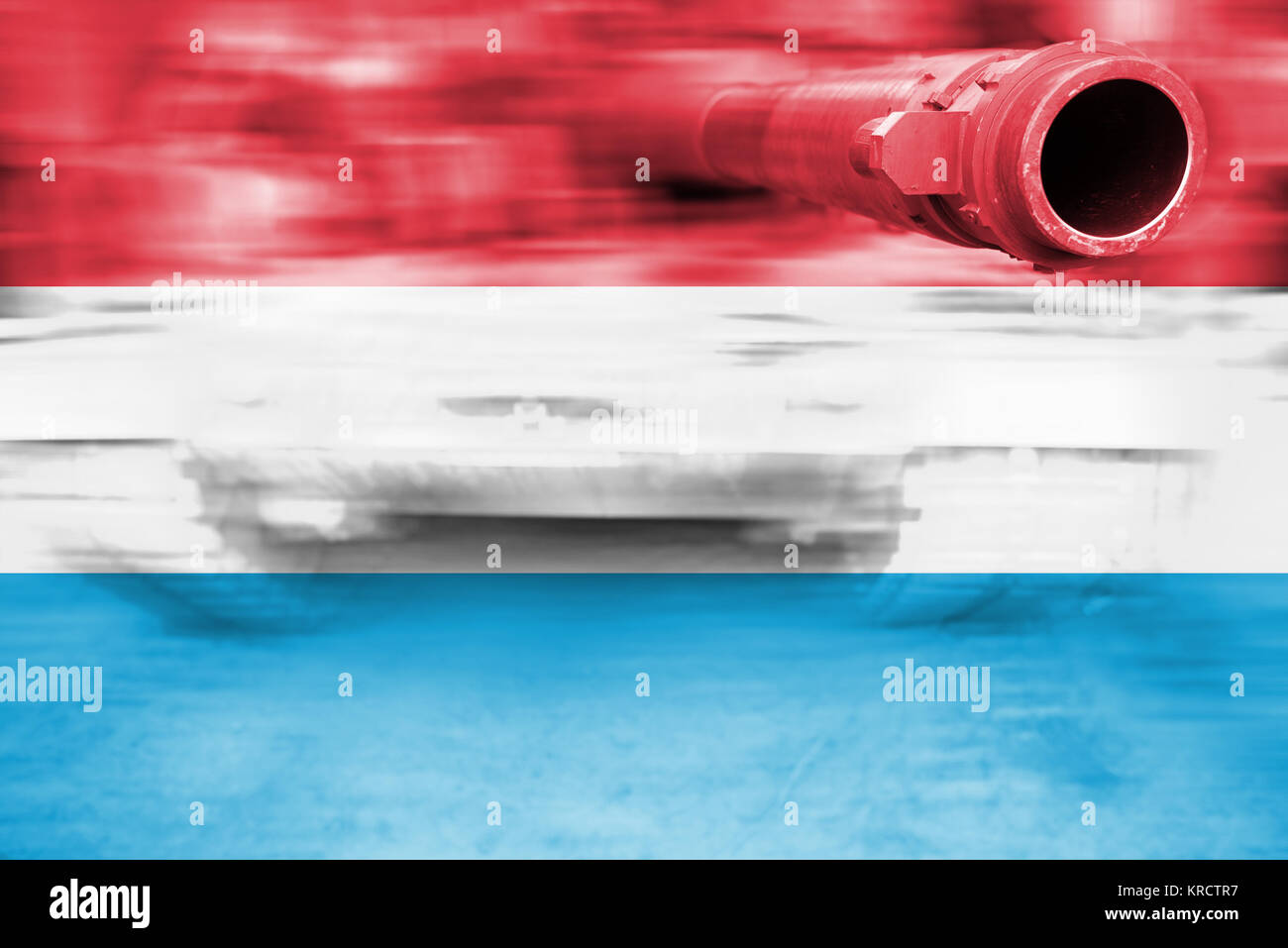 military strength theme, motion blur tank with Luxembourg flag Stock ...