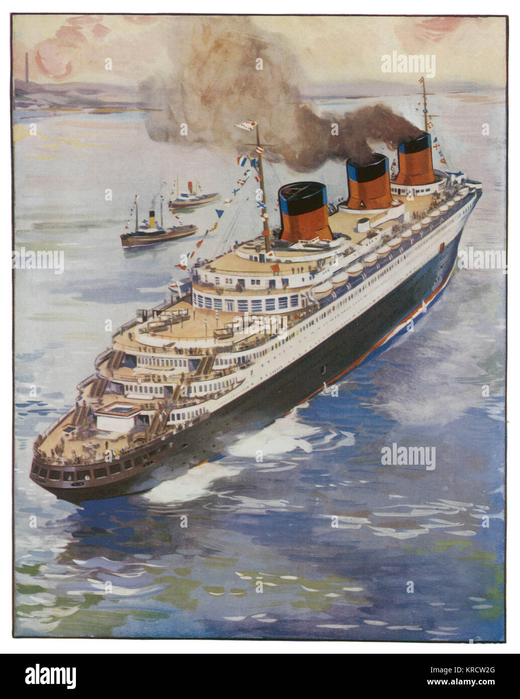 Normandie ship hi-res stock photography and images - Alamy