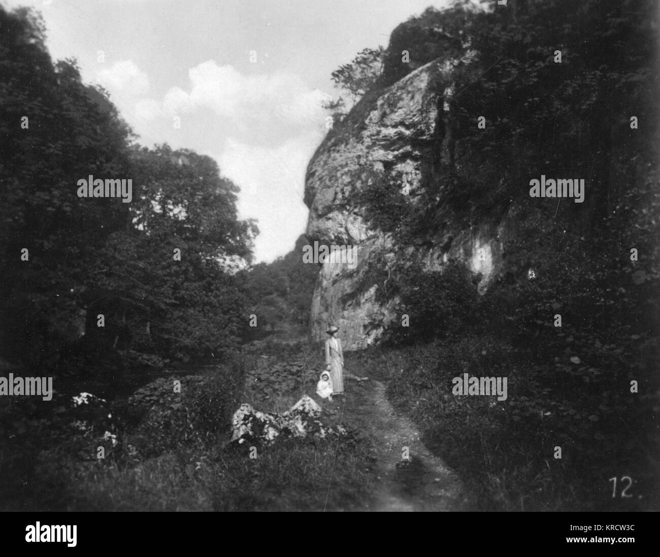 View of Dovedale, Derbyshire Stock Photo - Alamy