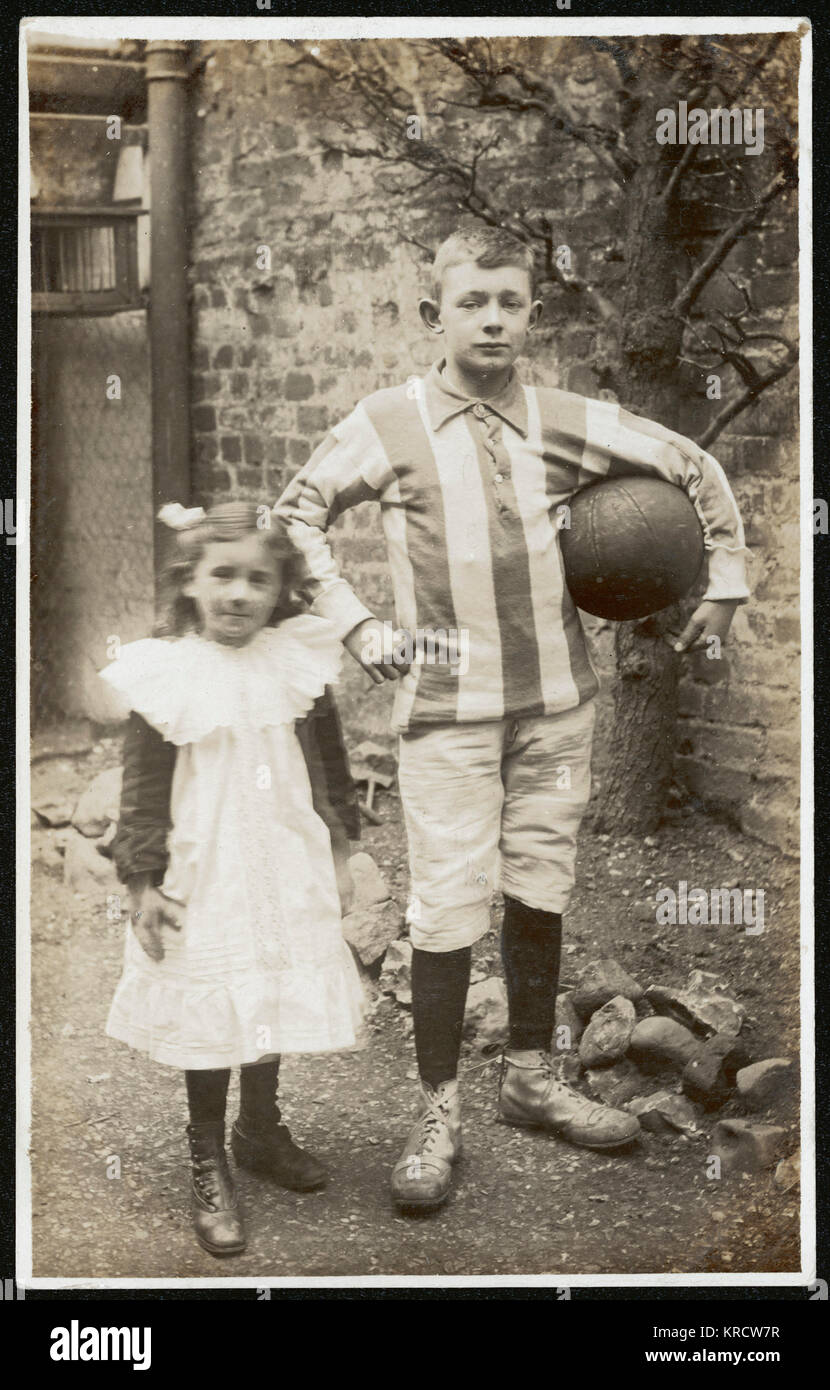 Boy wearing football kit hi-res stock photography and images - Alamy