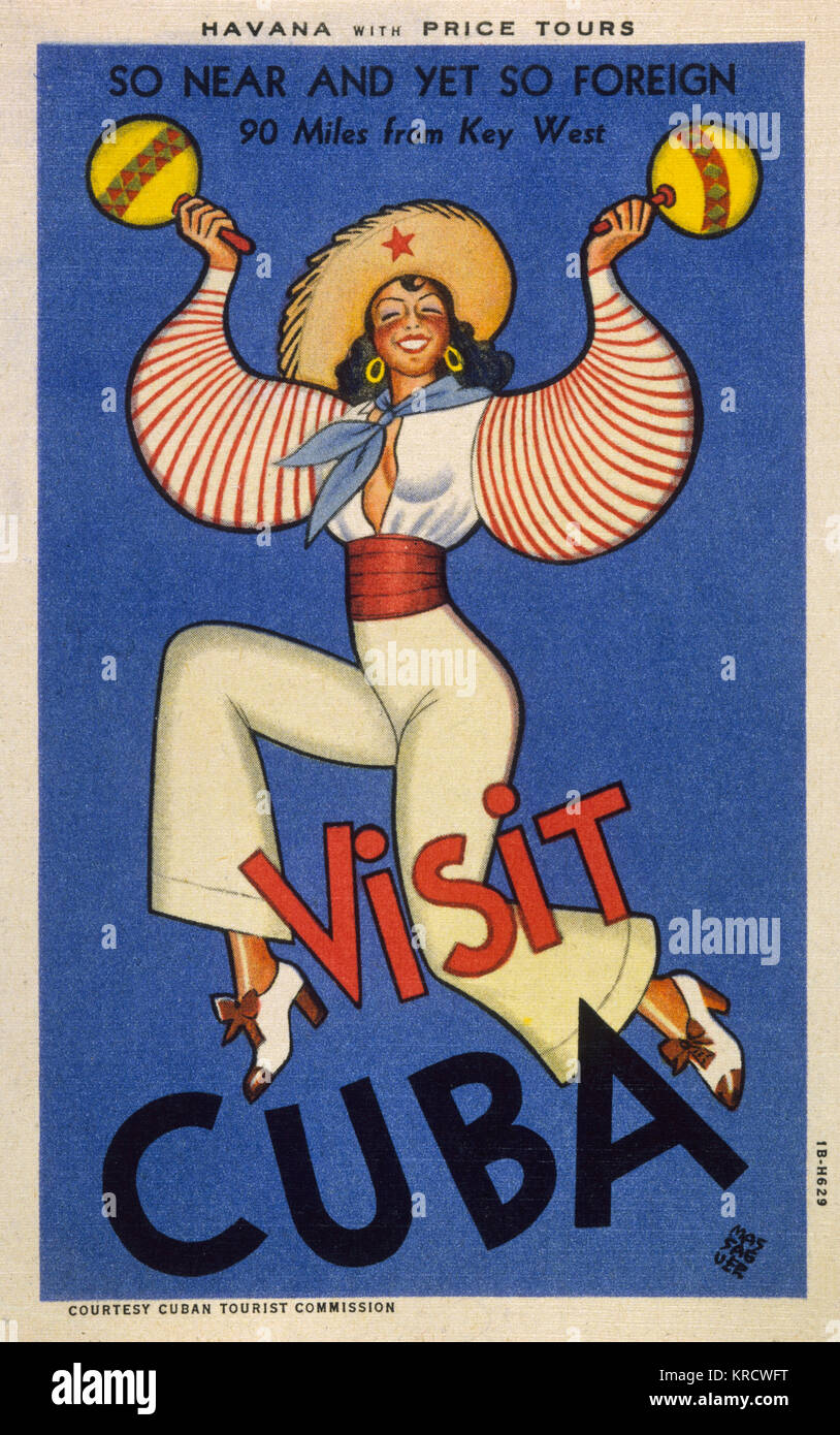 ADVERT/VISIT CUBA 20C Stock Photo - Alamy ADVERT/VISIT CUBA 20C Stock Photo - Alamy