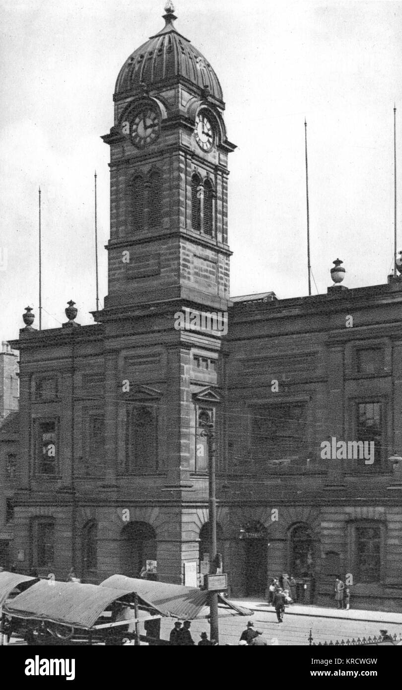 Town hall in former Black and White Stock Photos & Images - Alamy