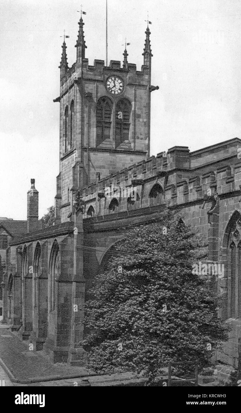 St Peter's Church, Derby Stock Photo - Alamy