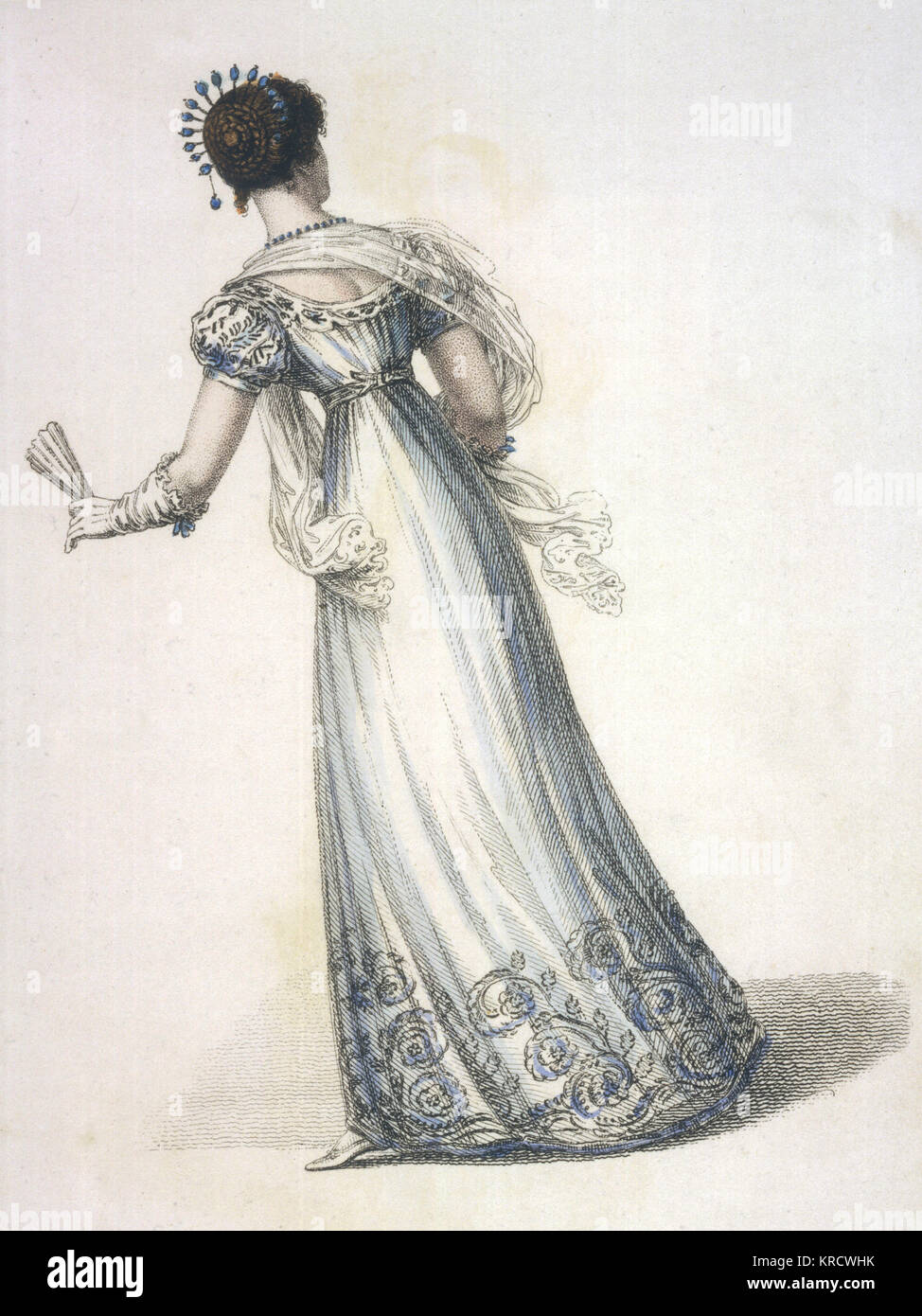 BALL DRESS 1823 Stock Photo - Alamy