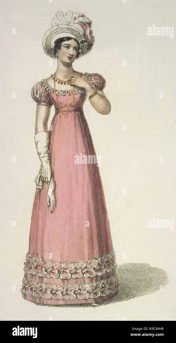 EVENING DRESS 1823 Stock Photo - Alamy