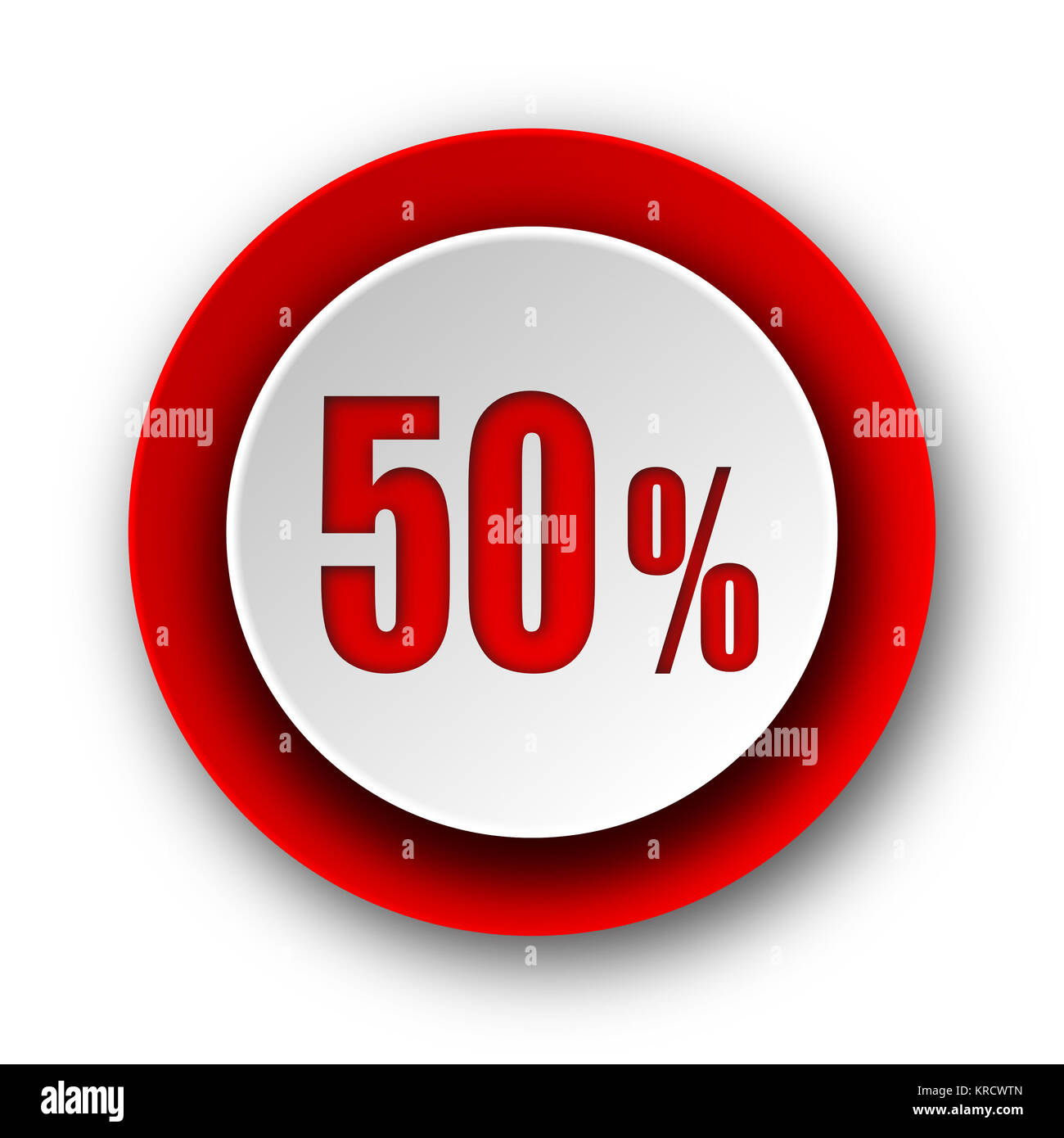 White fifty discount percent tag Cut Out Stock Images & Pictures - Alamy