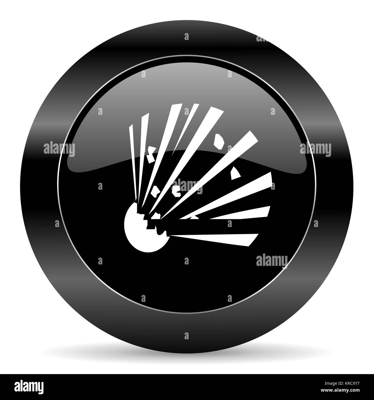 Hazard symbol explosive Black and White Stock Photos & Images - Alamy