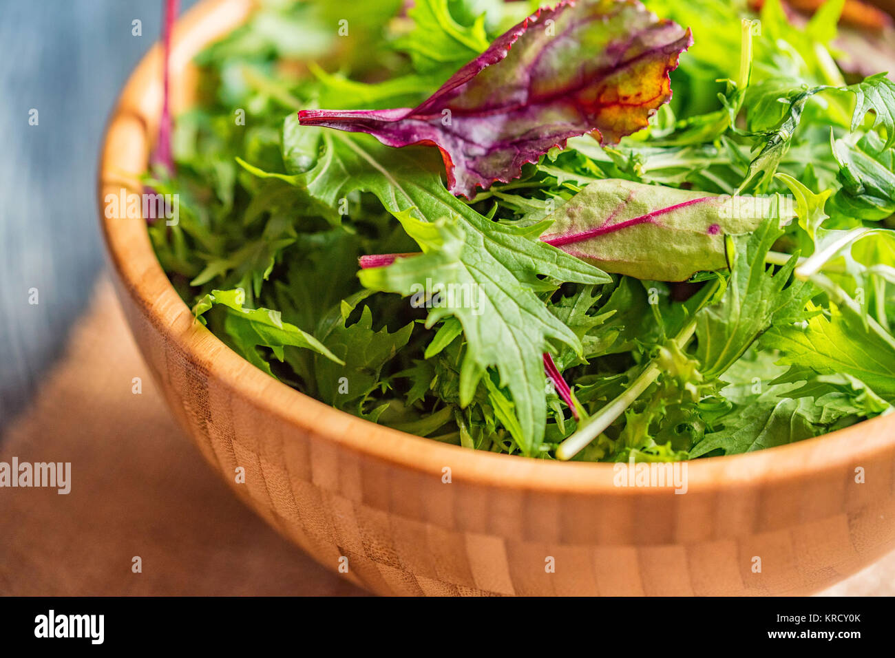 Fresh rustic vegetable salad on rustic background Stock Photo - Alamy
