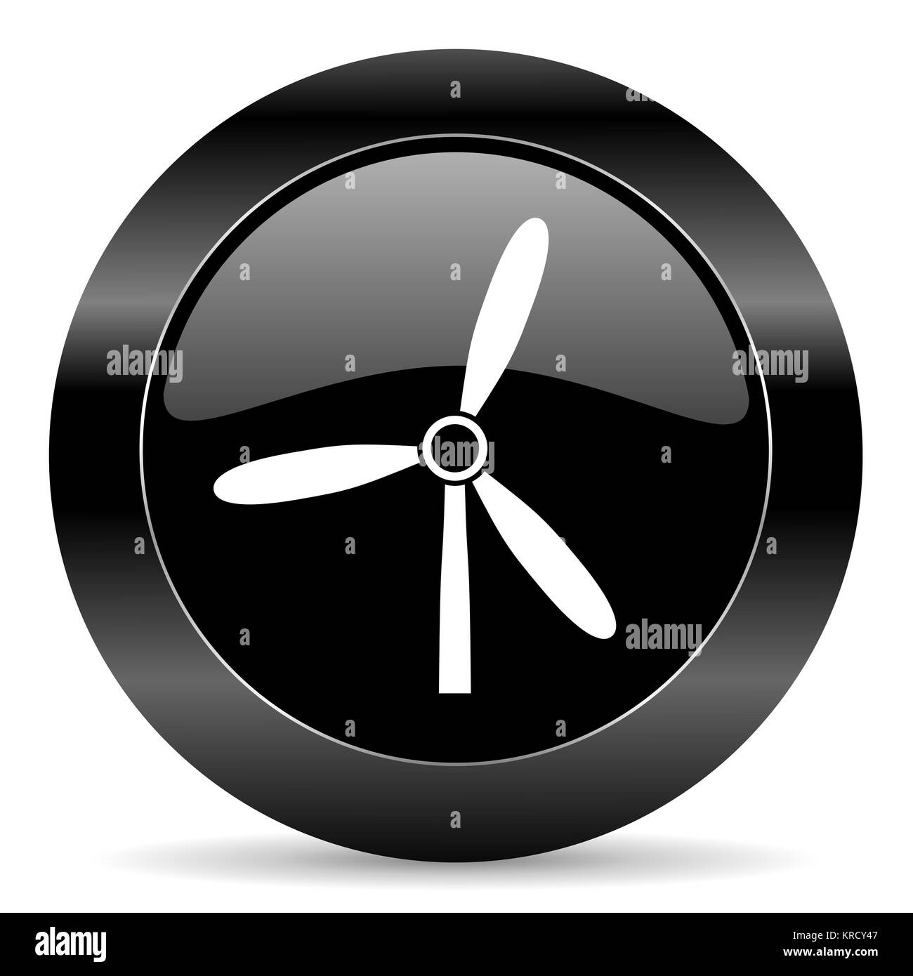 Wind energy efficiency technology Black and White Stock Photos & Images ...