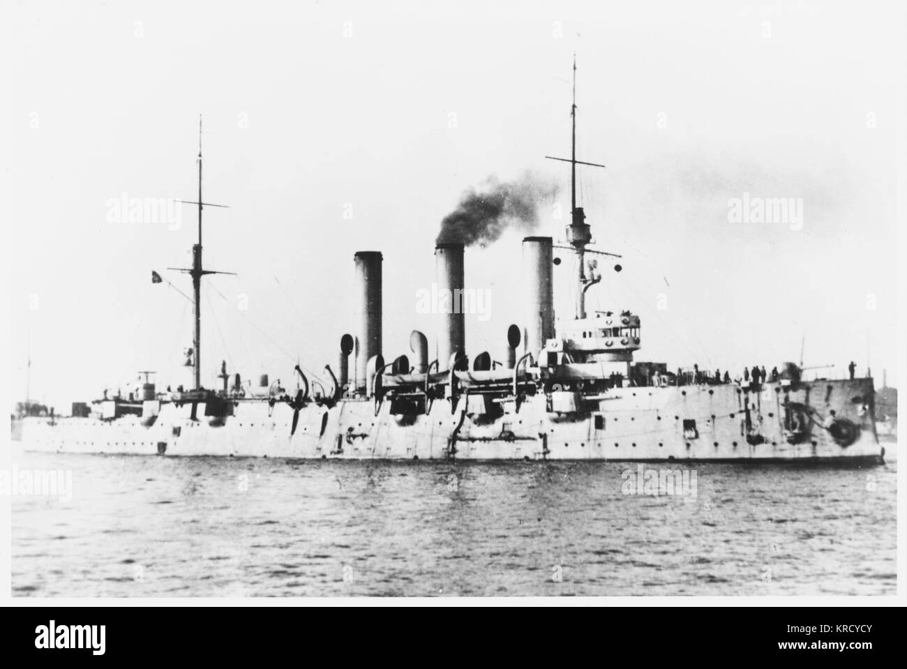 Cruiser aurora Black and White Stock Photos & Images - Alamy