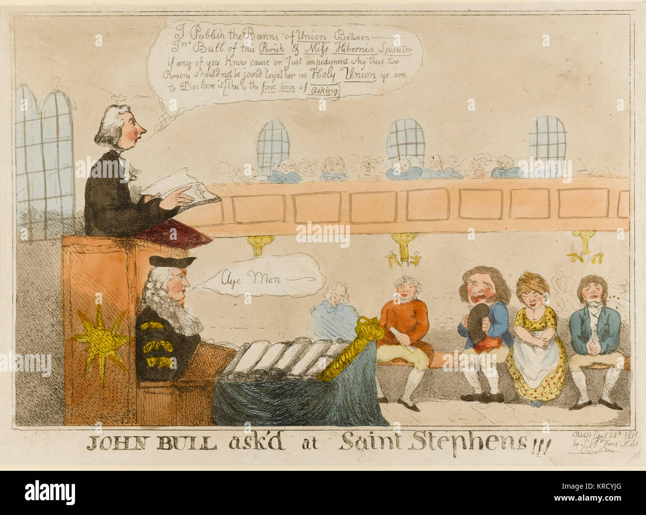 Church political cartoon hi-res stock photography and images - Alamy