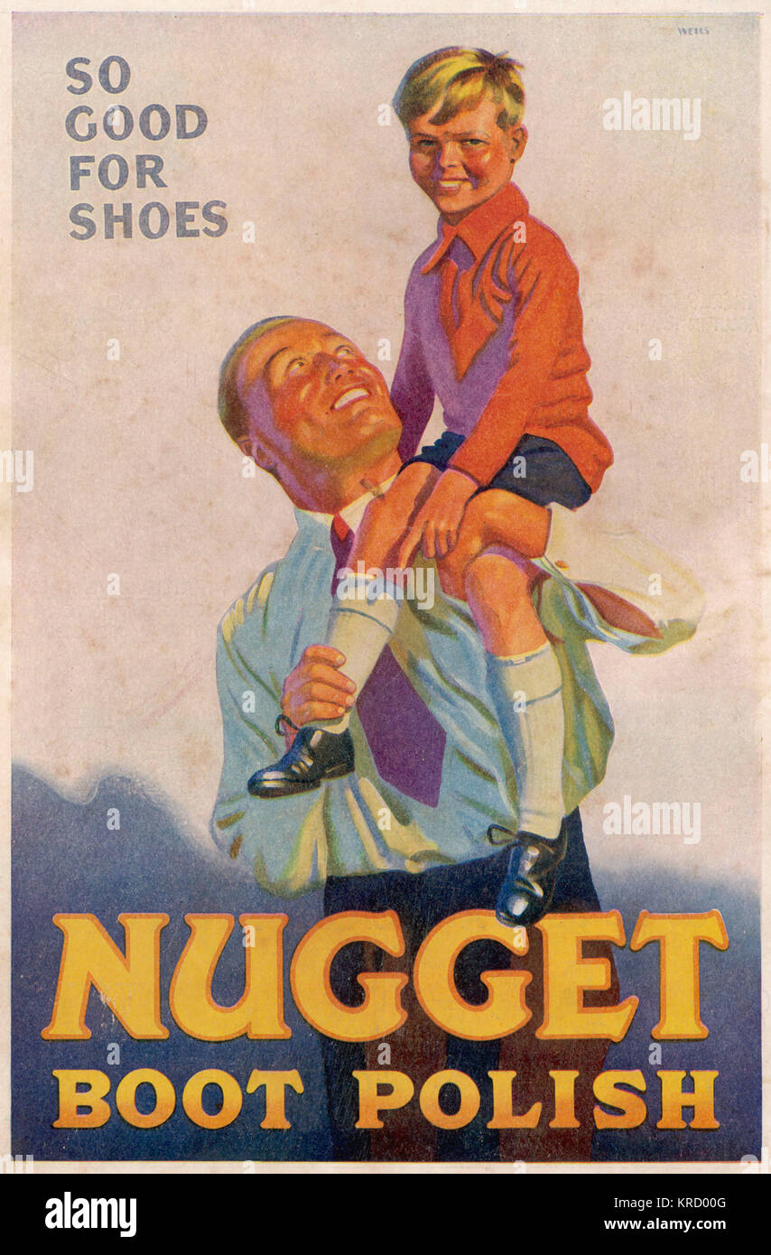 NUGGET BOOT POLISH Stock Photo - Alamy