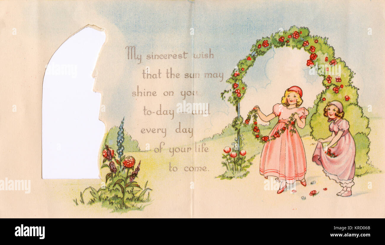 Wedding Day card (inside Stock Photo - Alamy