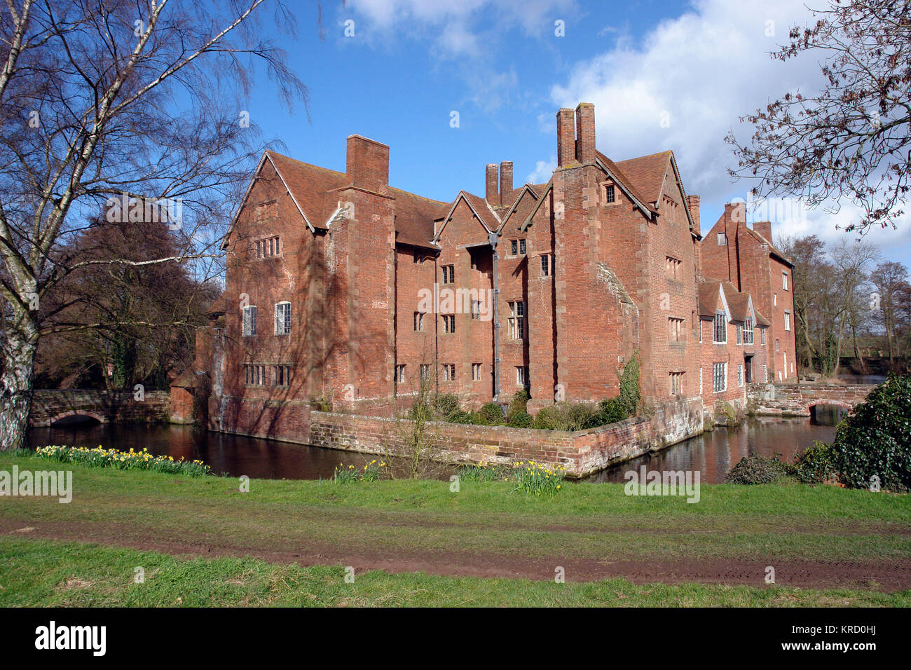 Harvington Hall is a moated medieval and Elizabethan manor house in the ...