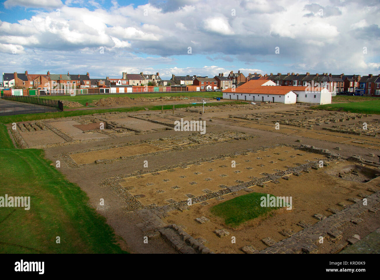 Arbeia Roman Fort - South Shields Stock Photo - Alamy