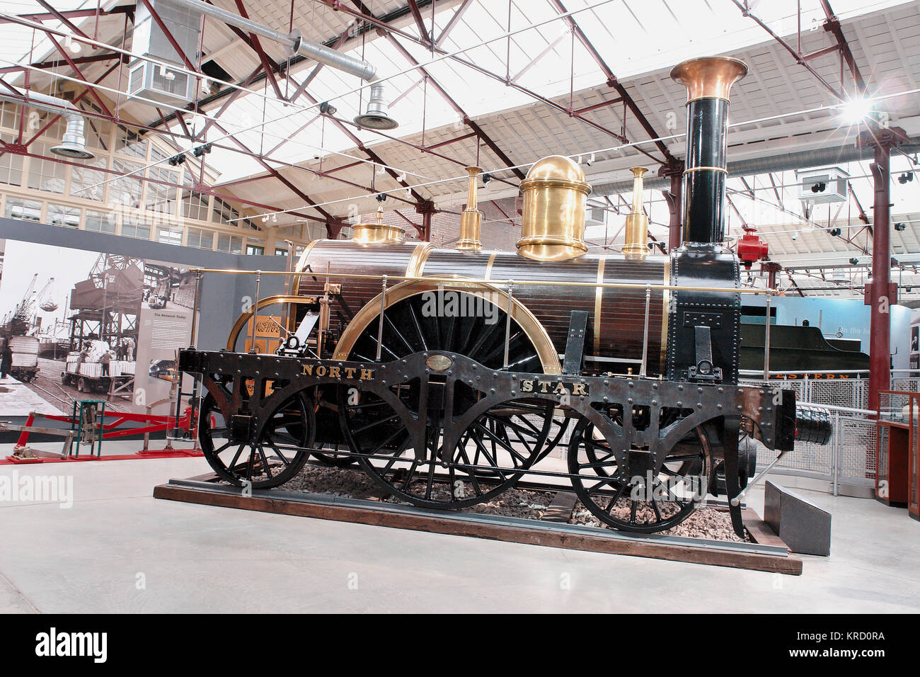 A display centred around Isambard Kingdom Brunel at the Swindon Steam ...