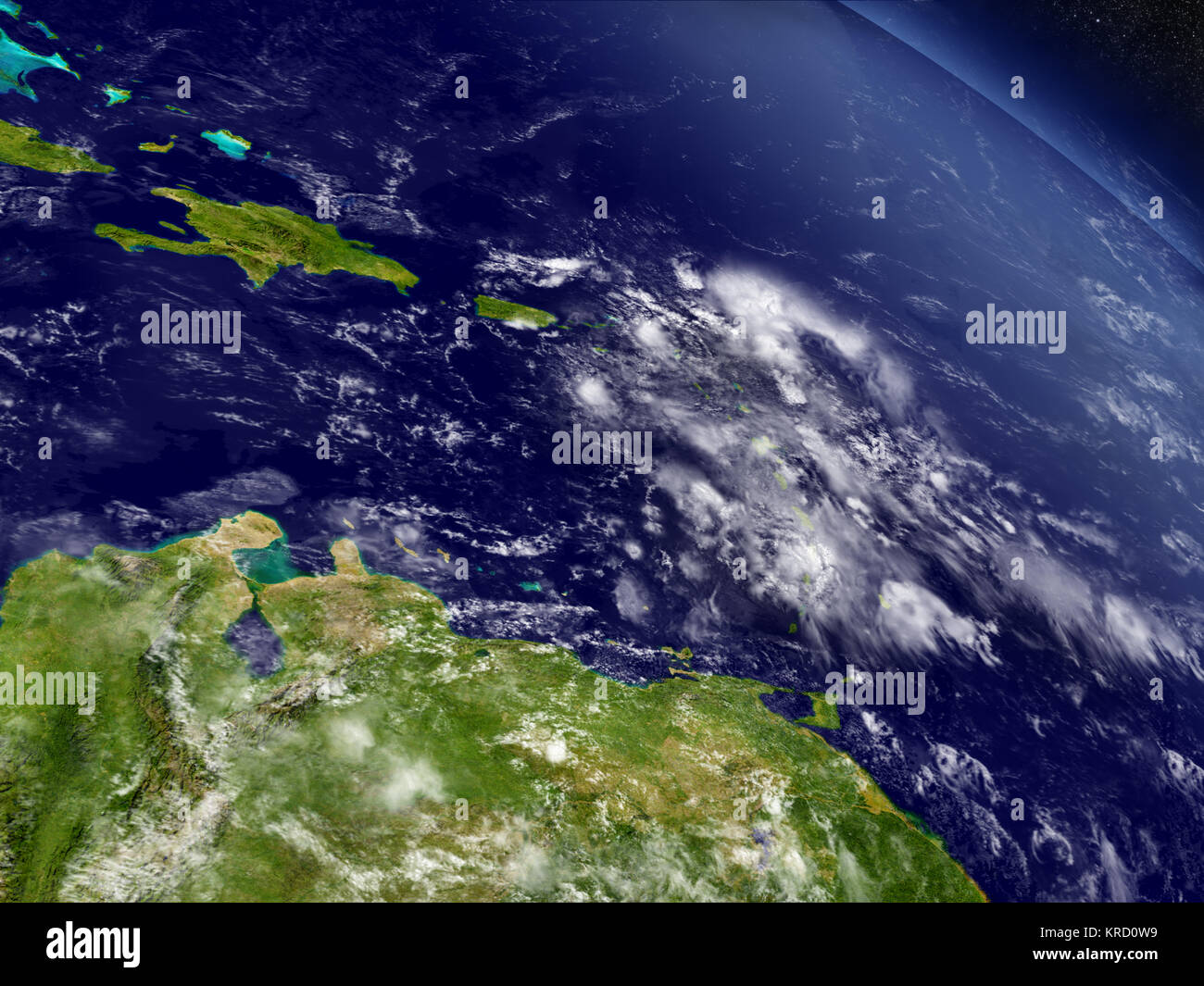 Nasa Satellite Map Zoom Caribbean Pics About Space