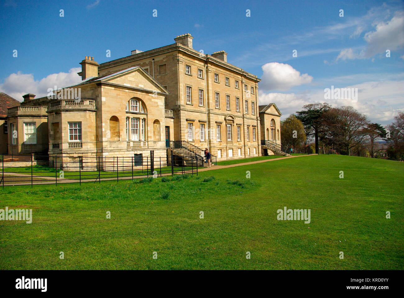 View of Cusworth Hall, near Doncaster, South Yorkshire, built in the ...